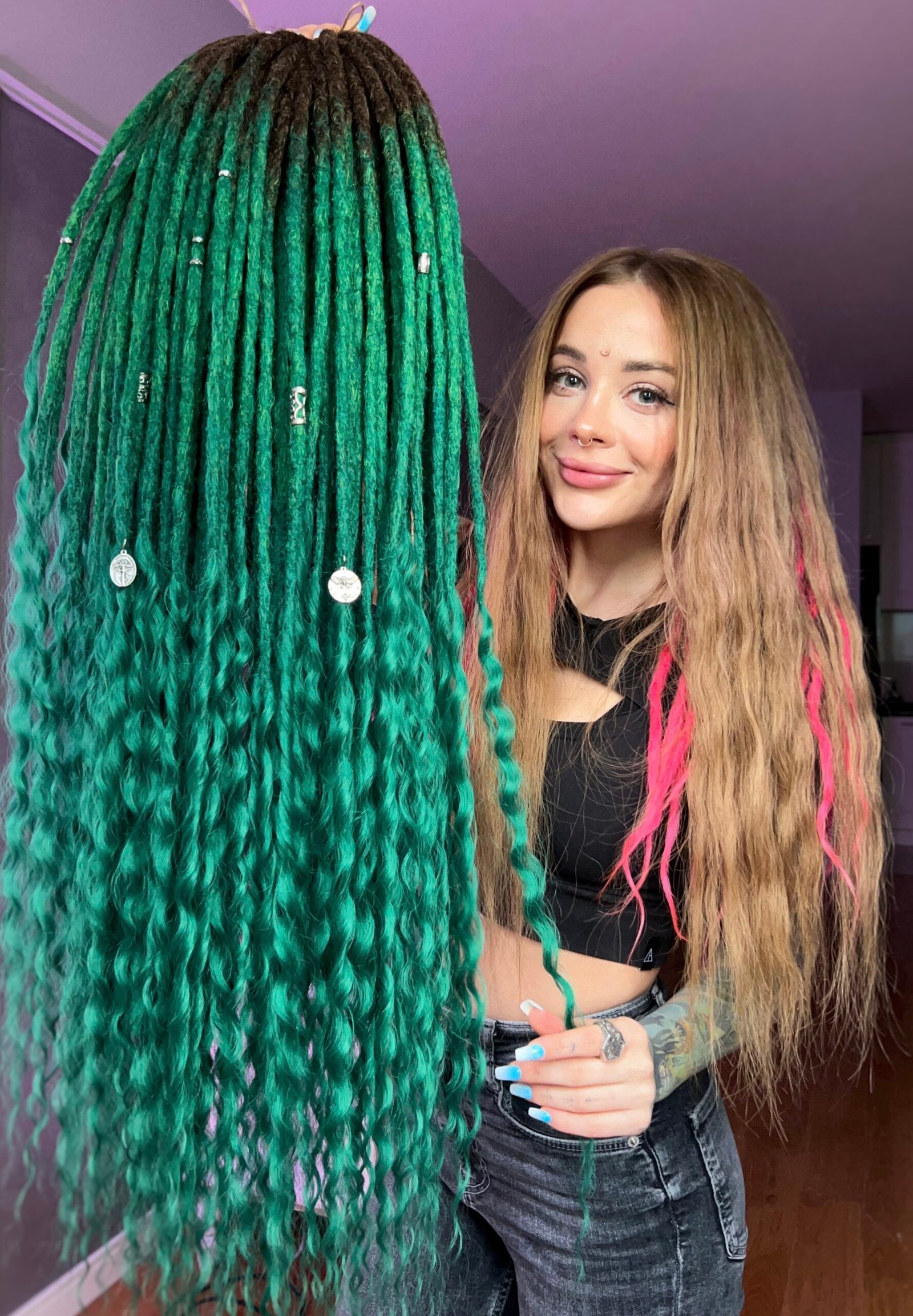 Any Custom Mermaid Dreadlocks - dreadscorner.com