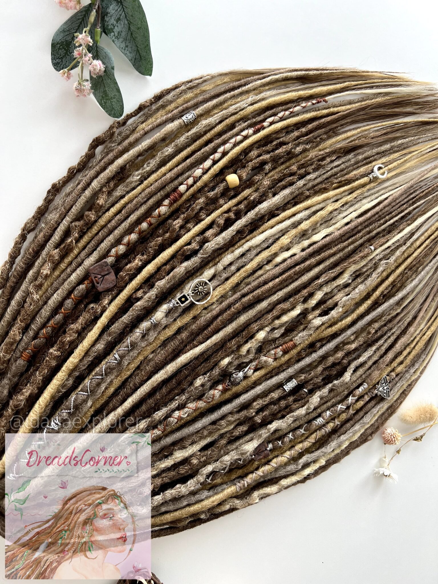 Any Custom mix of different Dreadlocks styles in one set - dreadscorner.com