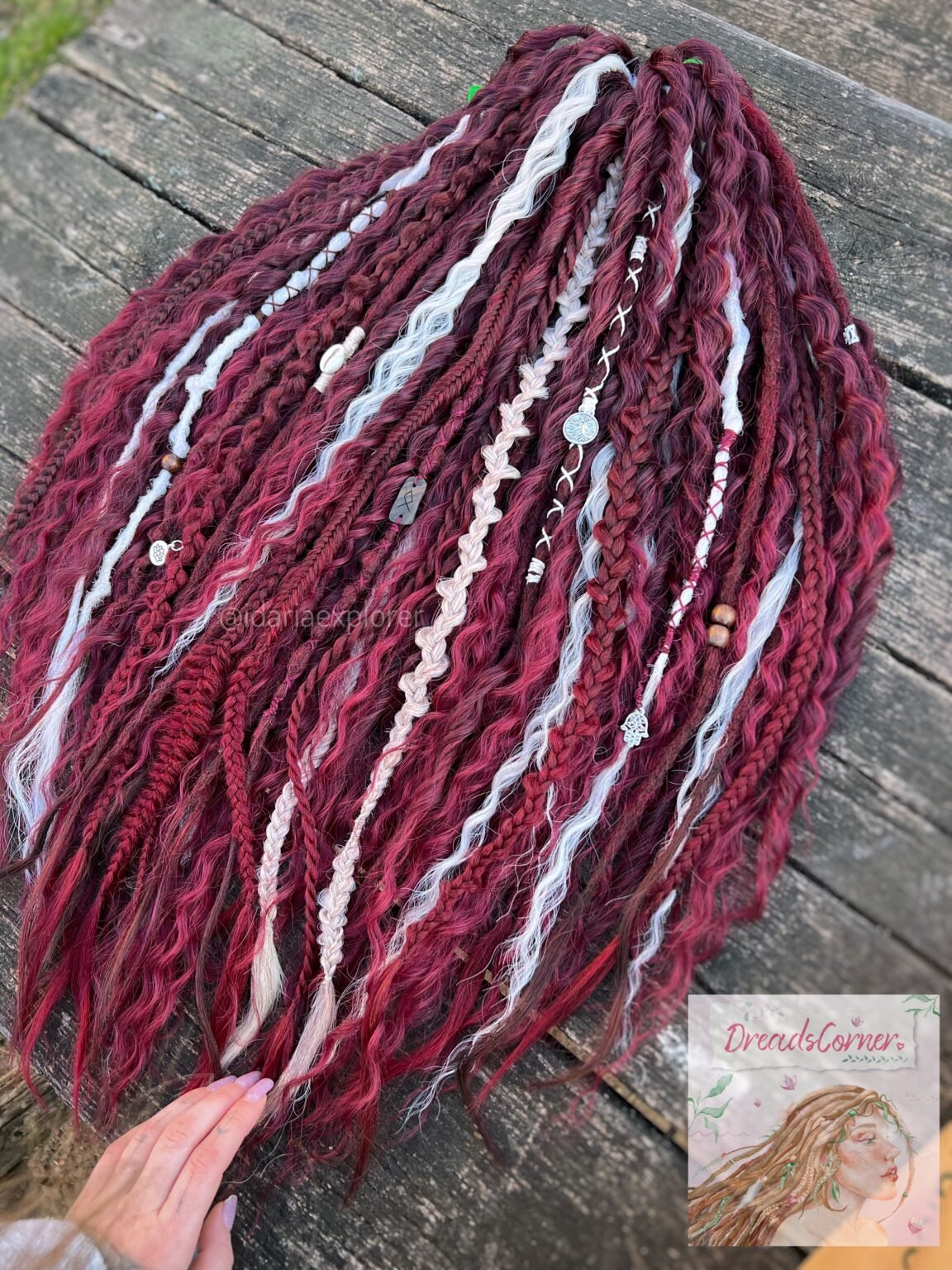 Any Custom mix of different Dreadlocks styles in one set - dreadscorner.com